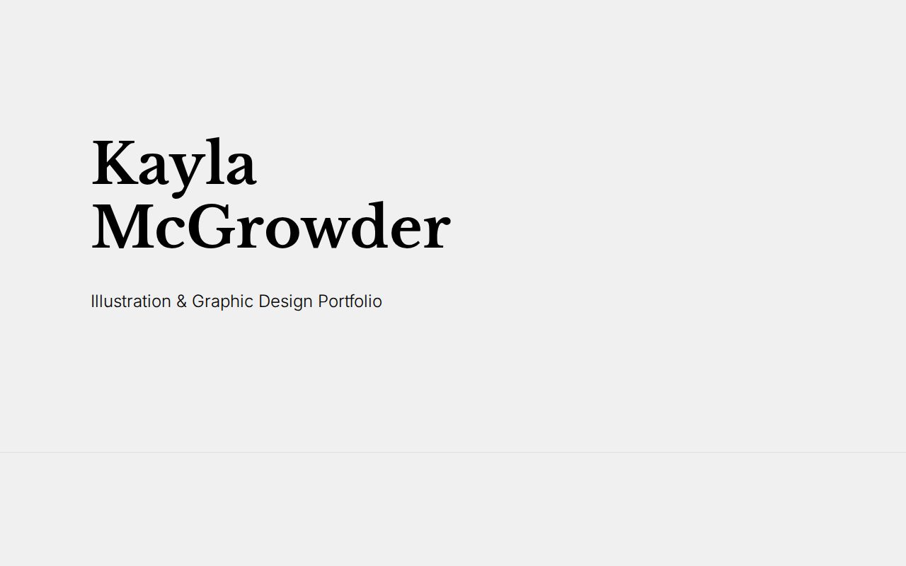 Kaylamcgrowder Portfolio
